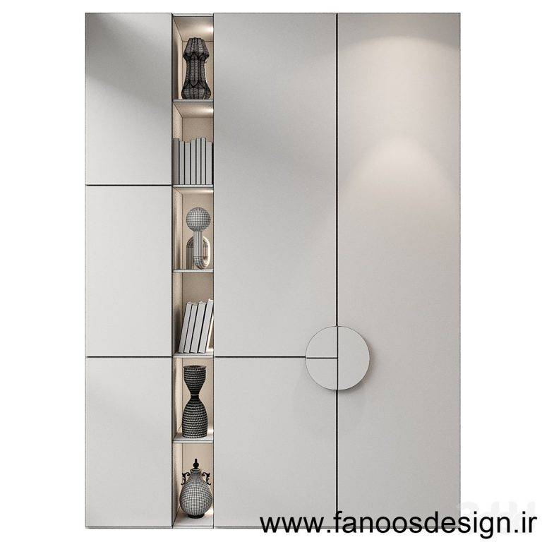 کمد دیواری MDF کد 023 - فانوس دیزاین